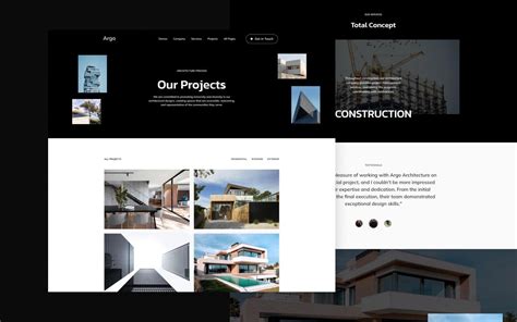 argo 128 architecture html5 responsive website template