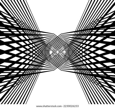 Straight Intersecting Lines On White Background Stock Vector Royalty Free 2230026233