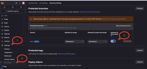 Branch Fix GitLab Error You Are Not Allowed To Push Code To Protected Branches On This