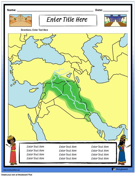 Free Printable Blank Map Of Mesopotamia Gerald Printable