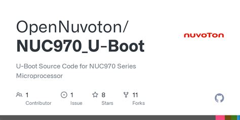Github Opennuvotonnuc970u Boot U Boot Source Code For Nuc970
