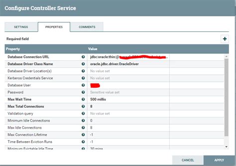Oracle11g Apache Nifi Oracle Jdbc Configuration Stack Overflow