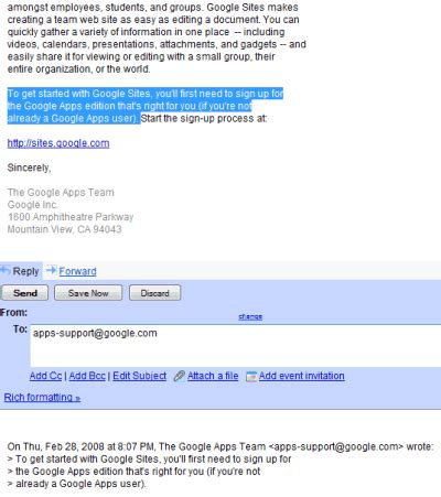 Gmail Reply Enhancements