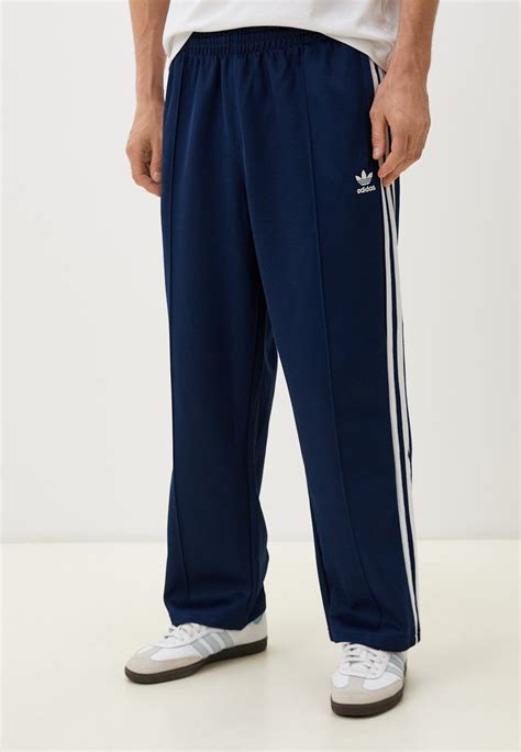 Брюки спортивные adidas Originals Baggy TP, цвет: синий, RTLADQ462101 ...