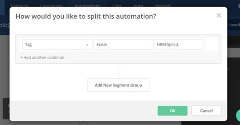 Active Campaign Automation Split Sales Demo If Henry Reith