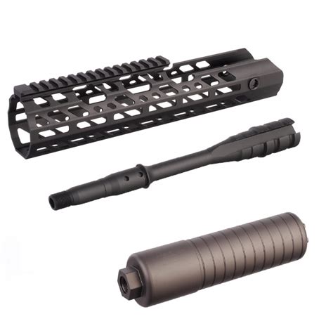 Airsoft Artisan rail SUR300 handguard set 12 pollici per fucile elettrico SIG MCX NERA BLACK ...