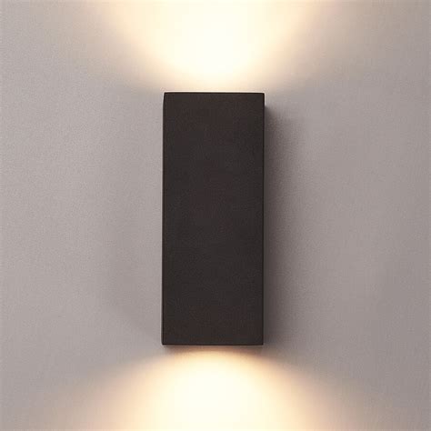 Pack Dimmable LED Wall Mounted Lamp Selma Black IP GU