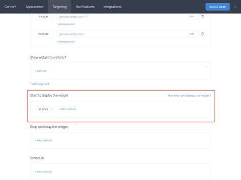 How To Set Up Targeting For Widgets Getsitecontrol