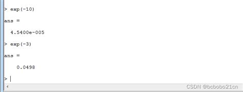 Matlab的exp函数学习matlab Exp函数 Csdn博客