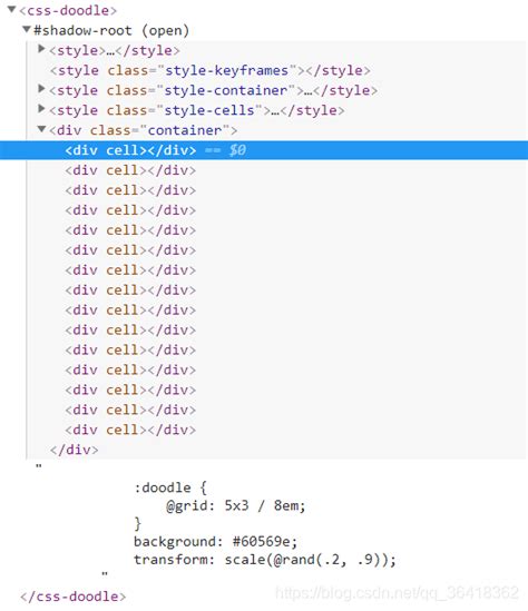 css doodle 学习第二天，css doodle能怎么使用 cssdoodle手册 csdn博客