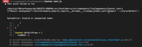 2018 05 08 Jest 测试 CSS Modules
