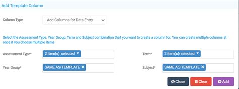How To Add Columns For Data Entry Bromcom Documentation Centre