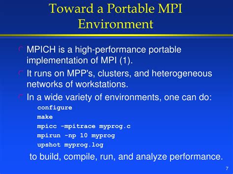 Ppt Advanced Mpi Concepts And Performance Optimization Powerpoint Presentation Id9114076