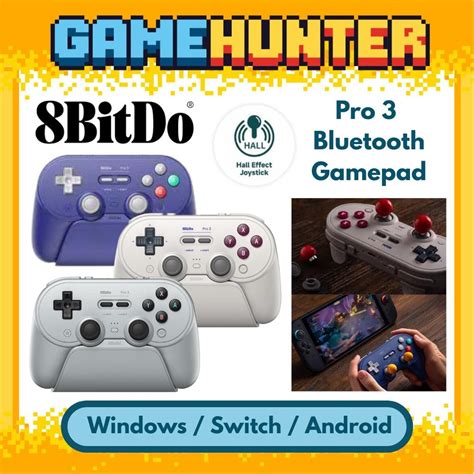Jual 8bitdo Pro 3 Bluetooth Gamepad Shopee Indonesia