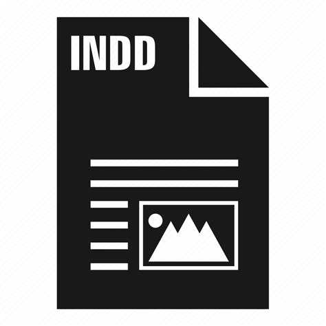 Document Extension File Filetype Format Indd Indesign Icon