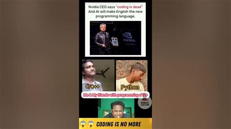 😱😱😱english Programming Language Coding Is No More Shorts Youtube