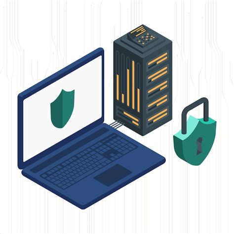 Premium Vector Free Vector Internet And Data Security Concept Illustration