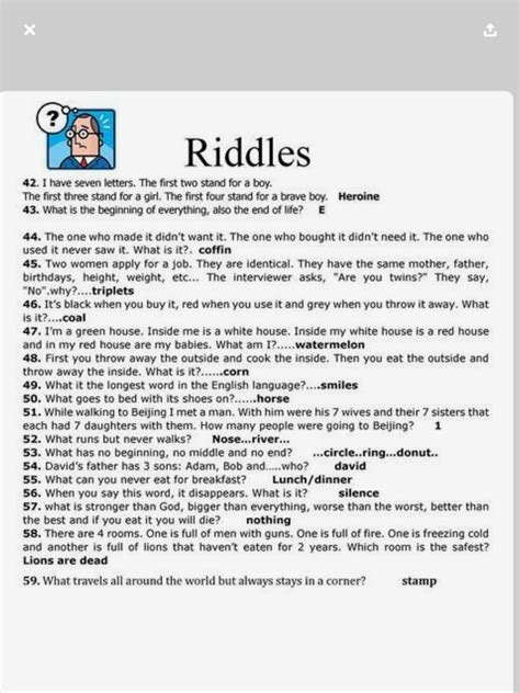 59 riddles – Artofit