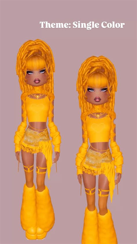 Dress To Impress Single Color Theme