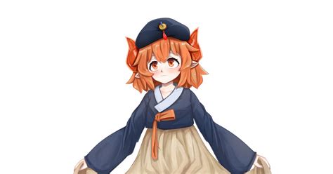 자캐 한국풍 의상 캐릭터 카노넨のイラスト Pixiv