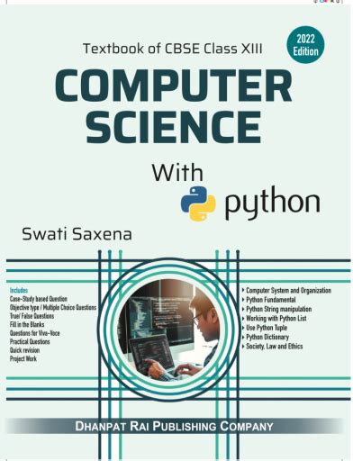 Computer Science With Python Class Xi Swati Saxena