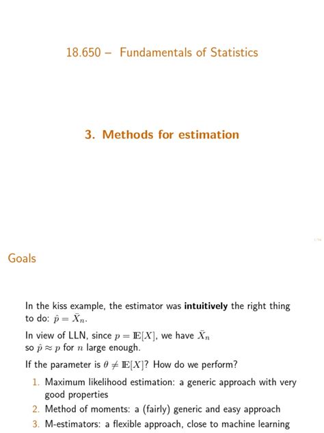 ch3 pdf pdf estimation theory statistical theory