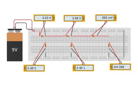 Circuit Design Kvl 21bcs4101 Ashu Singh Tinkercad