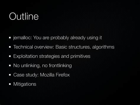 Exploiting The Jemalloc Memory Allocator Owning Firefoxs Heap Speaker Deck