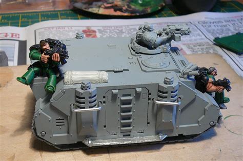 Lucky Punk Rogue Trader Rhino Crew Space Marines Finished