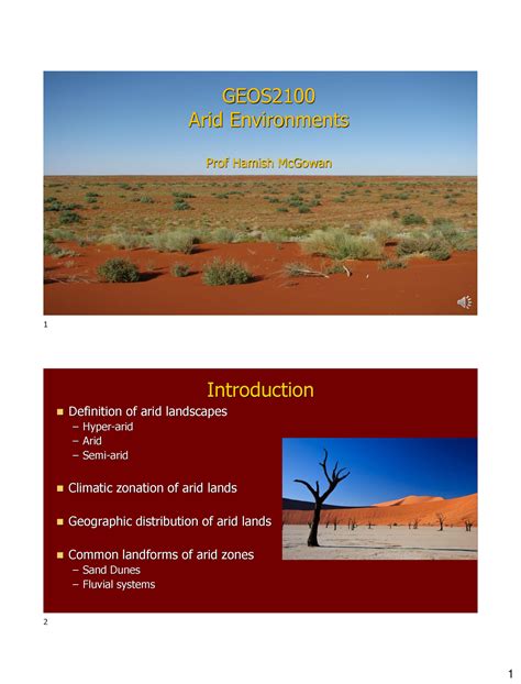 lecture 3 arid environments geos arid environments prof hamish