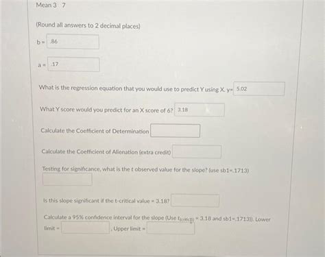 Solved Round All Answers To 2 Decimal Placesround All