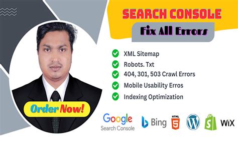 Fix Technical Seo And Gsc Errors Google Index Xml Sitemap And Robots Txt By Mahabub Diu