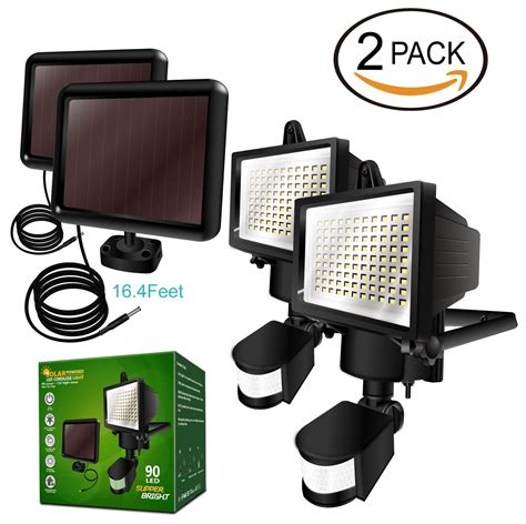 Anko 90 Led Solar Lights Outdoor Solar Powered Motion Waterproof