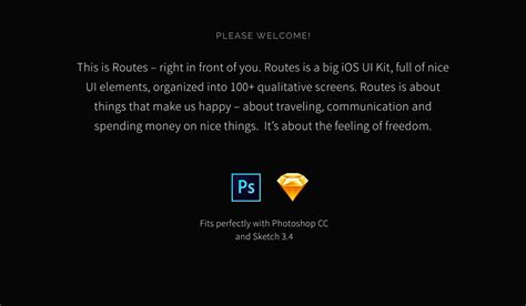 Routes IOS UI Kit Behance
