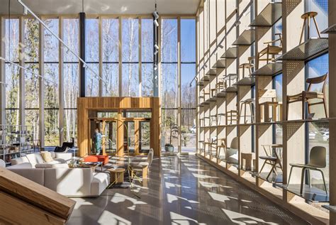 Finnish Design Shop Creates Forest Set Logistics Centre