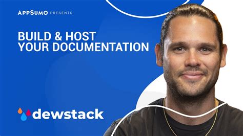 easily build beautiful user documentation with dewstack youtube