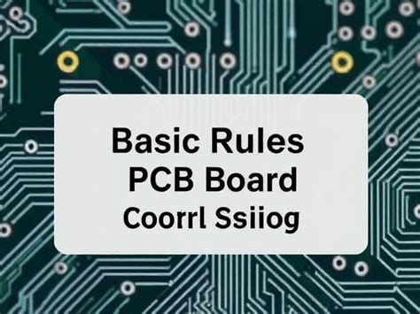 10 Basic Rules Of Pcb Circuit Board Design You Need To Know