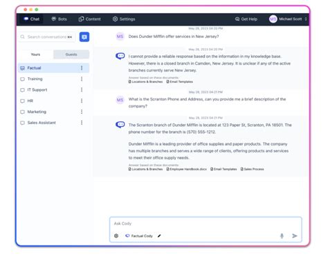 Factual Ai Assistant Custom Ai Chat Bot