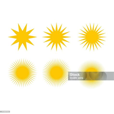 Jagged Icon Set Stock Illustration Download Image Now Business