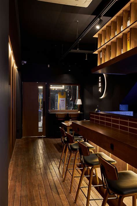 블랙and우드톤 고급스러운 분위기의 15평 이자카야 인테리어 공사 카페 인테리어 디자인 인테리어 인테리어 건축