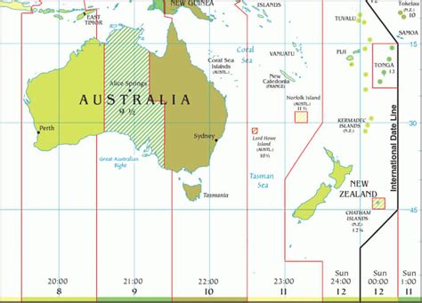 Explore The Full Australia Time Zone Map Guide Of The World
