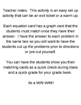 B Solving And Graphing One Variable Inequalities Card Sort TPT