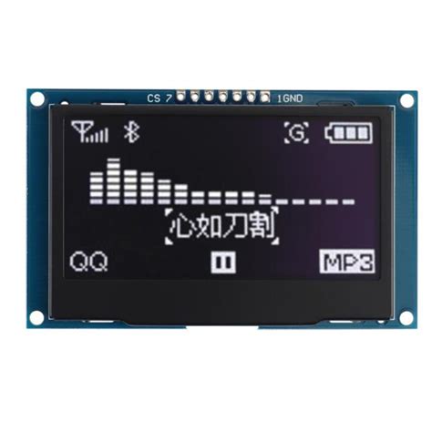 242 Inch 12864 128x64 Oled Display Module Iic I2c Spi Serial Lcd Screen For C51 Stm32 Ssd1309