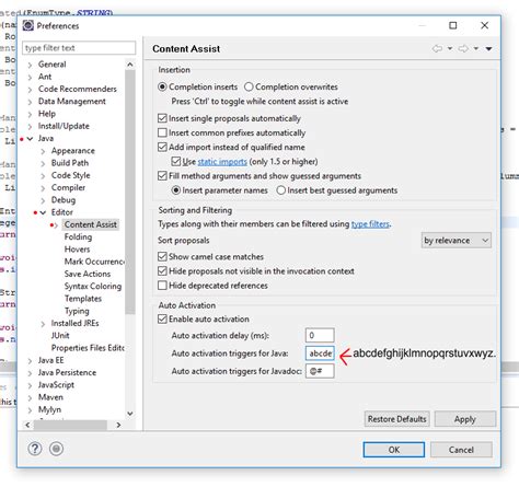 How To Do To Eclipse Auto Complete Code Without Ctrl Space Itqna