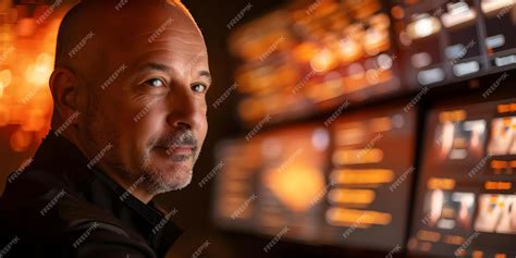 Premium Photo Cybersecurity Expert Conducting Ecommerce Site Testing In A Dark Room With