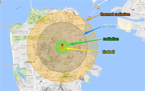 This Nuclear Explosion Simulator Shows Where Radioactive Fallout Would