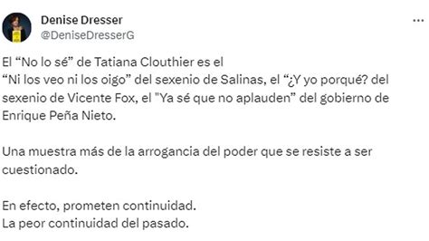 Tunden A Tatiana Clouthier Por Evadir Preguntas Incómodas Para La 4t En