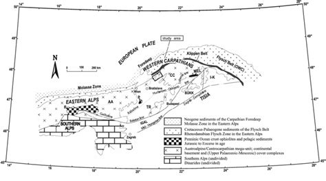 Tectonic Scheme Of The Eastern Alps And Western Carpathians After