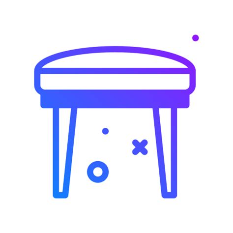 Stool Generic Gradient Icon Stool Generic Gradient Icon