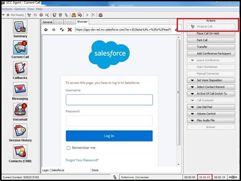 vcc unable to end wrap up call button is grayed out
